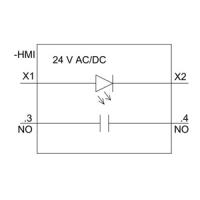 China Siemens 3SU1152-0AB60-1BA0 Metal Shiny Lighted Flat Button Momentary White Pushbutton for sale