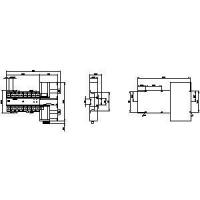 China Siemens 3KC6432-2TA20-0TA3 ATSE with integrated controller 1-0-2 4 pole ATSE 40-160A for sale
