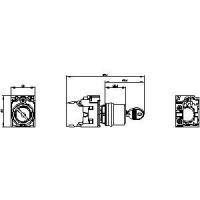 China Design 3SU1100-4BF11-1BA0 RONIS Plastic 2 Positions Maintained SIRIUS ACT Complete Unit Kew Switch for sale