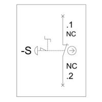 China 22mm Round Enclosure for Command Devices Screw Terminal Floor Mounting 3SU1801-0NA00-2AC2 for sale