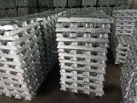 China Silvery White A7 Pure Aluminum Ingot 99.7% Al Good Quality for sale