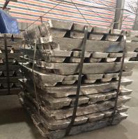 China Pure Electrolytic Lead Ingot , Silver White Metal Ingot 99.99% for sale