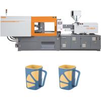 China 90t Orange Plastic Injection Molding Machine Making Cups Hydraulic Servo High Speed High Output for sale