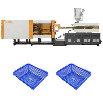 China 280T Plastic Vegetable Washing Basket Injection Molding Machine for sale