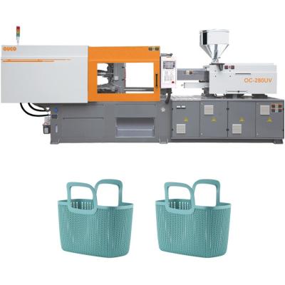 China High Precision 280T Basket Plastic Injection Molding Machine Orange for sale