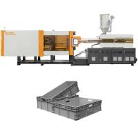 China 550T Logistic Warehouse Plastic Turnover Box Making Injection Molding Machine for sale