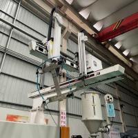 China OUCO 550T High Output Hydraulic Servo Chemical Coating Plastic Bucket Injection Molding Machine for sale