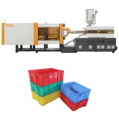 China Efficient 800T High Output Injection Molding Machine For Turnover Box Production for sale