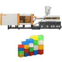 China 400 Ton Center Clamping  Injection  Plastic Molding Machine Produces Plastic Bucket for sale