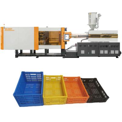 China OC-580T Injection Molding Machine Crate Making Type For Foldable Fresh Food Basket for sale