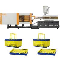 China OUCO 520 Tons Plastic Crate Making Injection Molding Machine For Collapsible Shopping Crate for sale