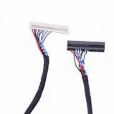 China LVDS Cable 1000V Dielectric Strength Black UL VW-1 Flammability Rating for sale