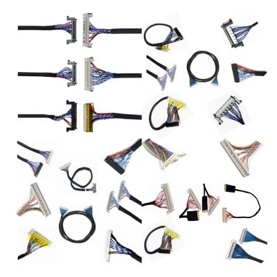 China Professional LVDS Cable Assembly for Displays Cameras 1-5m AWG26-28 for sale