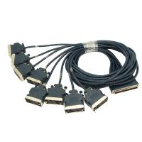 China Custom DB37 Male to Male Cable Assembly 3ft 6ft 10ft 25ft 37 Pin D Sub Connector for sale