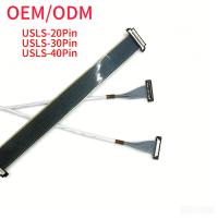 China KEL USL20-20S 0.4mm Pitch 42 AWG Micro Coaxial Wire Harness OEM ODM for Mini Precision Electronic Equipment Connection for sale
