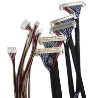 China Custom Micro Coaxial LVDS Cable 30pin 40pin 50pin Wire Harness for Display for sale