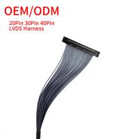 China Custom LVDS Cable Assembly Multi-Core 10-40Pin Low-Latency High-Speed Signal for LCD Display for sale