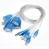 China Customizable Length 0.8m 1m 1.5m USB to RS232 DB9 Serial COM Port Adapter Cable for Industrial PLC CNC for sale