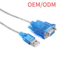 China Customizable Length 0.8m 1m 1.5m USB to RS232 DB9 Serial COM Port Adapter Cable for Industrial PLC CNC for sale