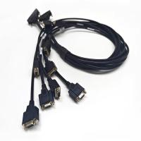 China Cable Assembly Test Breakout Harness For Industrial Equipment Test DB37 To Multiple DB9 Fixtures And Control Signals for sale