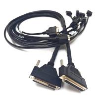China Cable Assembly Test Breakout Harness For Industrial Equipment Test DB37 To Multiple DB9 Fixtures And Control Signals for sale