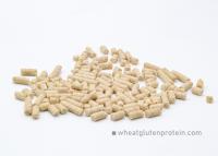 China 4mm Diameter Wheat Gluten Pellet Protein For Aquaculture Feedstuff for sale