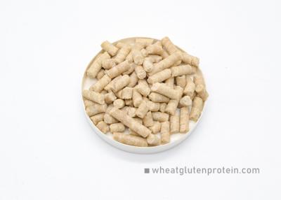China 75% Dry Protein Content Wheat Gluten Feed Pellets at Cylindrical pellet for sale