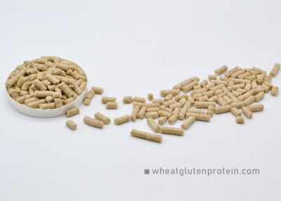 China Natural Wheat Gluten Pellet For Material of Fish and Prawn Feed for sale