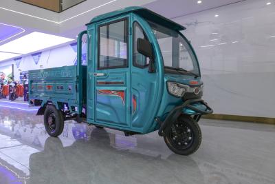 China 72V Semi Enclosed Electric Tricycle Long Endurance For Cargo Transport for sale