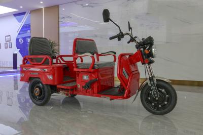 China 800w Passenger Electric Tricycle With Back Seat Foldable Safety Guardrail for sale