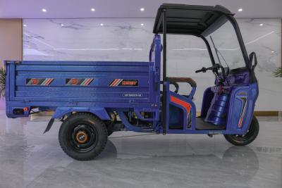 China Heavy Duty Semi Enclosed Electric Tricycle 3 Wheeler 800W for sale