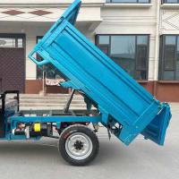 China Three Wheeled Electric Tricycle With Canopy 30-50Km/H 90KM for sale