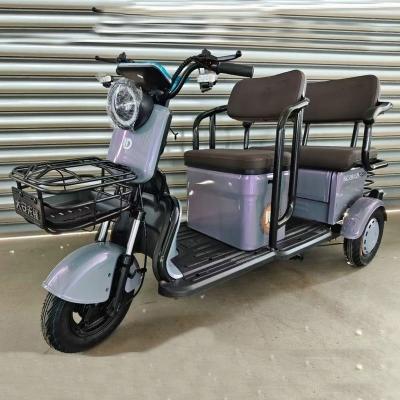 China 500W Permanent Magnet Motor Battery Leisure Electric Tricycle Three Wheeled for sale