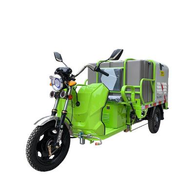 China Three Wheeled Sprinkler Truck Electric High Pressure Cleaning Fog Cannon Truck for sale
