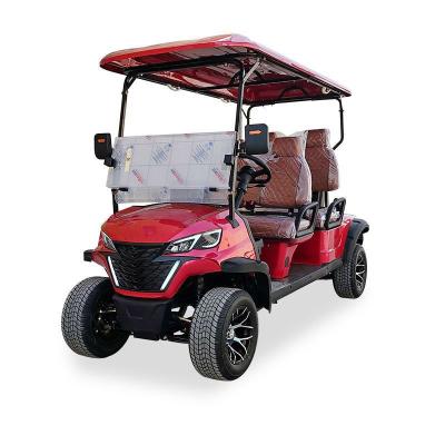 China Golf Cart Tourist Scenic Spots Tour Hotel Shuttle Car Patrol Off-Road Electric Golf Sightseeing Car for sale