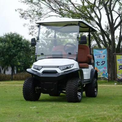 China Electric patrol car off-road tourist attraction real estate viewing sales office open-top security golf cart factory for sale