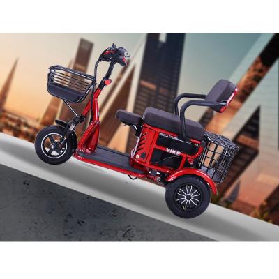 China Small Household Pick Up Drop Off Electric Assist Three Wheel Bicycle 2-4 Seats for sale
