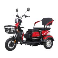 China Double Row Small Household Elderly Pick Up Leisure Electric Tricycle for sale