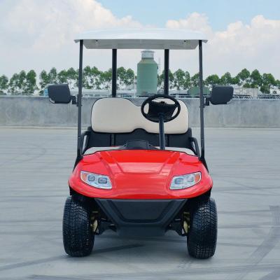 China New Design Electric Golf Carts Lithium Battery Powered Equipped With KDS Motor and Curtis Controller for Sightseeing for sale