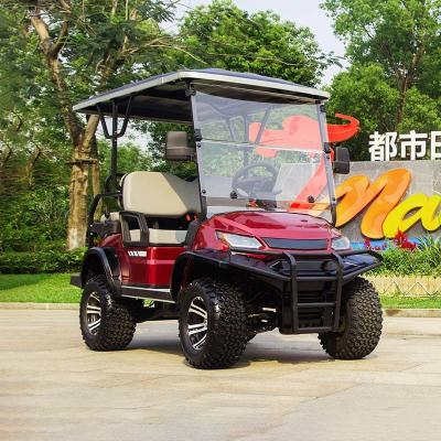 China Electric 48V Lithium Custom Comfortable 4 Seats Golf Buggies Cart for sale