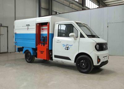 China New energy four-wheel municipal sanitation garbage truck, community property bucket loading and unloading garbage truck, five cubic meter garbage truck for sale