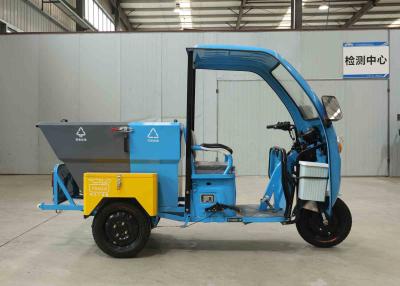 China Four Category Stainless Steel Garbage 3 Wheel Electric Truck 800W for sale