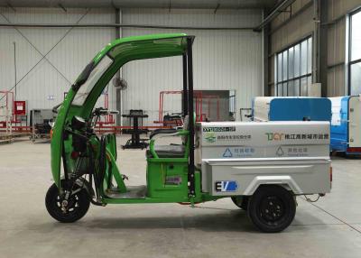 China Multifunctional Three Wheel Double Barrel Sunshade Sanitation Vehicle for sale