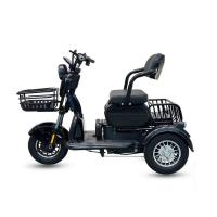 China New OEM Thickened Frame 48V 60V Tuk Tuk Adult Folding Electric Leisure Tricycle for sale