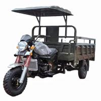 China Hot Selling Adult Cargo Tricycle 200cc  Petrol Tipper Motorized  with Open Cabin for sale