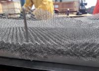 China 100mm-1500mm Knitted Wire Mesh SP DP Flat Round Shape High Filtration Efficiency for sale