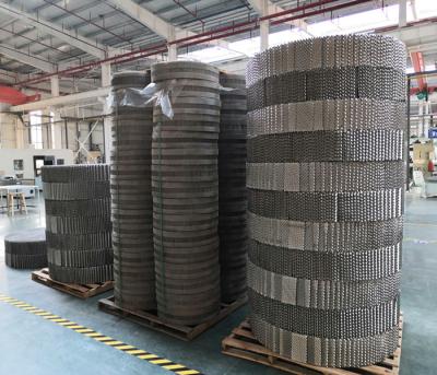 China 250y Metal Structured Packing Wet Scrubbing Tower Perforated Corrugated Plate for sale