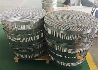 China 250Y Plate Corrugated With wall Flow Ring Metal Structured Packing for sale