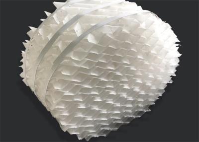 China White 350Y Corrugated Structured Packing PVC High Heat Transfer Rate for sale