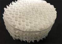 China White 350Y Corrugated Structured Packing PVC High Heat Transfer Rate for sale